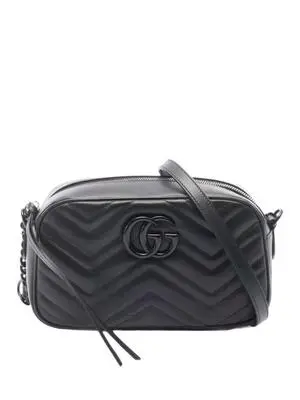 Gucci Gg Marmont Shoulder Bag - Black