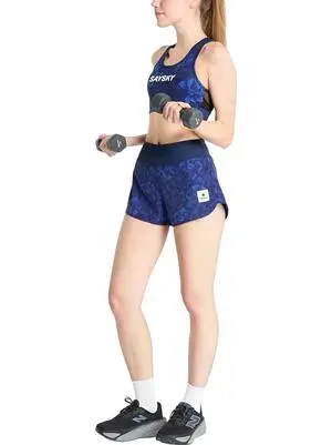 SAYSKY Floral Print Performance Shorts - Blue