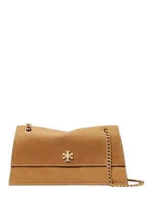 Tory Burch Kira Suede Shoulder Bag - Brown