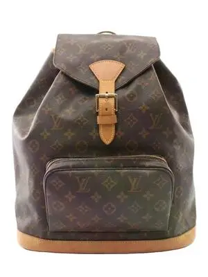 LOUIS VUITTON Monogram Montsouris Backpack - Brown