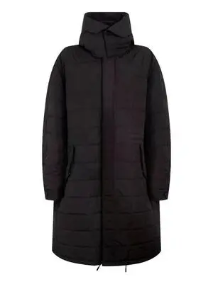 Givenchy Quilted Hooded Coat - Black