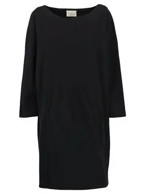 Agnona Cashmere Boat Neck Dress - Black