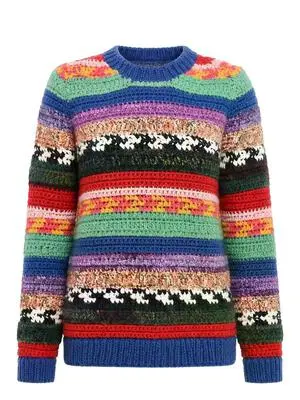 Dsquared2 Stripe-knit Sweater - Blue