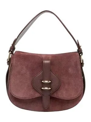 COCCINELLE Suede Tote Bag - Red