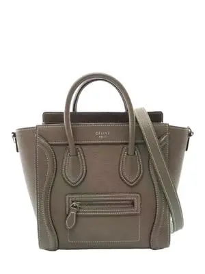 Celine Luggage Nano Tote Bag - Grey