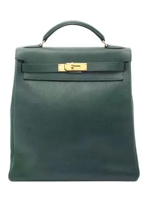 Hermès 1999 Kelly Backpack - Green