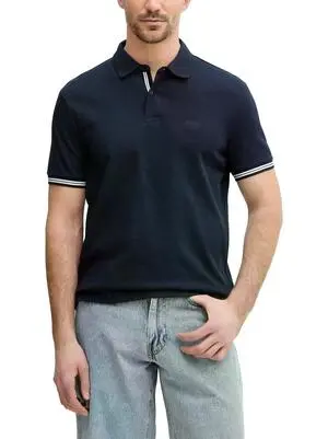 JOOP! Amare Logo-embroidered Polo Shirt - Blue
