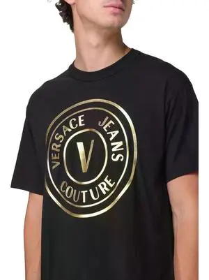 Versace Logo-print T-shirt - Black