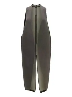 Rick Owens Knit Shearling-lined Gilet - Grey