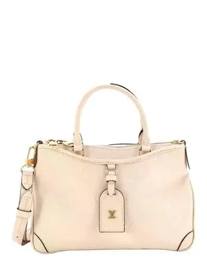 LOUIS VUITTON Monogram Empreinte Giant Pm Satchel Handbag - Neutrals