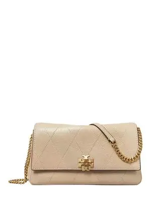 Tory Burch TORY BURCH Charlie Quilted Chain Bag Neutrals