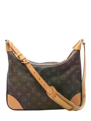 LOUIS VUITTON Monogram Boulogne Pm Shoulder Bag - Brown