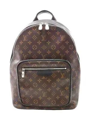 LOUIS VUITTON Monogram Macassar Josh Nv Backpack - Brown