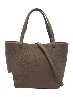 THE ROW Park Grained Tote Bag - Brown