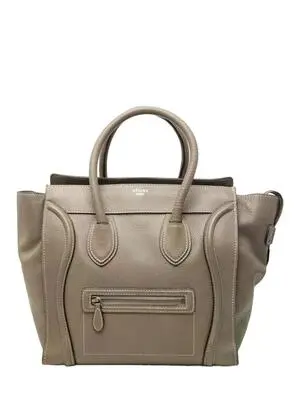 Celine Mini Luggage Tote Bag - Brown