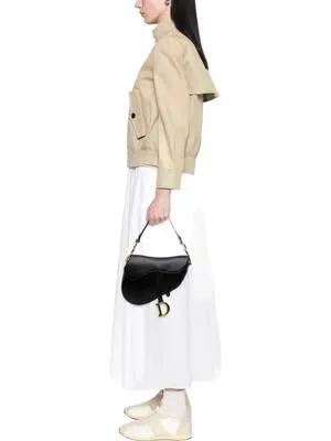 Dior Smooth Calfskin Saddle Bag - Black