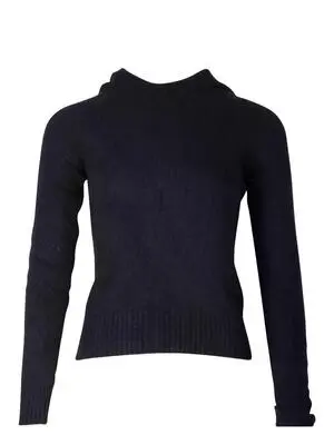 Ralph Lauren Hooded Wool Sweater - Blue