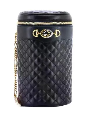 Gucci Quilted Leather Belt Bag - Black