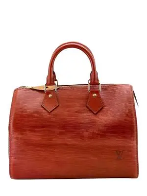 LOUIS VUITTON Speedy Handbag Epi Leather 25 Satchel - Brown