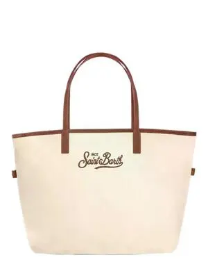MC2 SAINT BARTH Logo Tote Bag - Neutrals