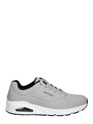 Sketchers Stand On Air Perforated Detail Sneakers - Grey