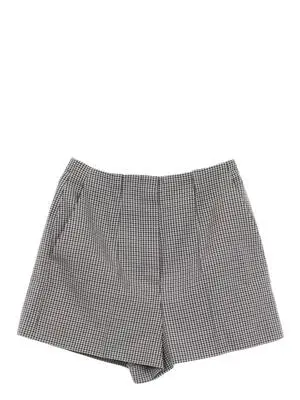 Fendi Houndstooth Pattern Shorts - Black