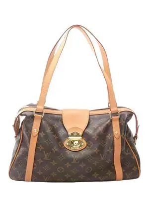 LOUIS VUITTON Monogram Pm Stresa Shoulder Bag - Brown