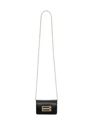 Victoria Beckham Micro Dorian Leather Cross Body Bag - Black