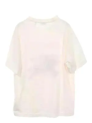 Burberry Cross-stitch Logo-print T-shirt - Neutrals