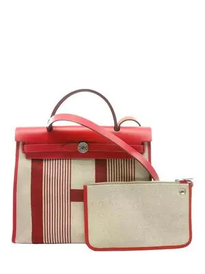Hermès Herbag Zip Pm Handbag - Red
