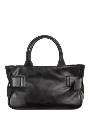 OSOI Mini Brocle Buckled Leather Tote Bag - Black