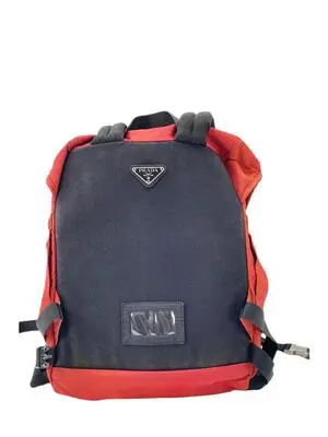Prada 2000s Buckle-fastening Backpack - Red