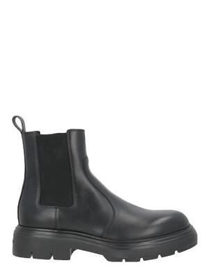 FERRAGAMO Leather Chelsea Boots - Black