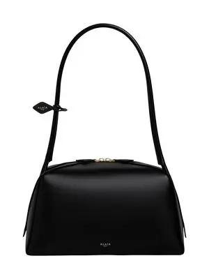 Alaïa Bouledogue Leather Shoulder Bag - Black