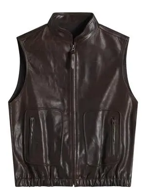 NOTHING WRITTEN Heritage Leather Vest