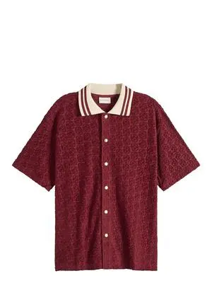 Drole De Monsieur Monogram Shirt - Wine