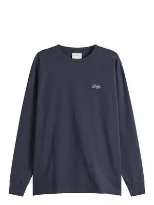 Drole De Monsieur Drôle Belissima Long Sleeve T-shirt - Navy