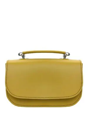 ZATCHELS Aura Leather Clutch Bag - Yellow