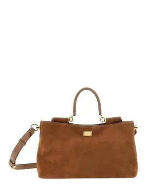 Dolce & Gabbana Vittoria Suede Shoulder Bag - Multicolor