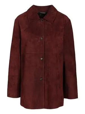 Max Mara Single-breasted Lambskin Jacket - Multicolor