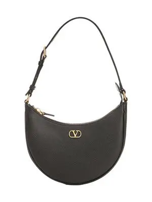Valentino Garavani Vlogo Mini Hobo Bag - Black