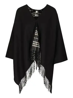 Burberry Burberry Women Reversible Cape Black
