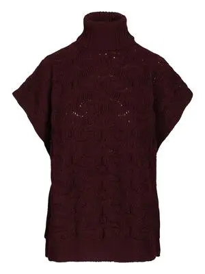 Etro Wool Blend High Neck Boxy Fit Sweater - Multicolor