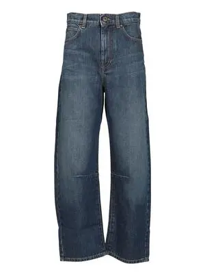 Max Mara Barrel-leg Jeans - Blue