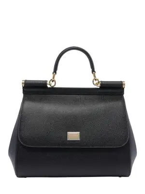 Dolce & Gabbana Large Sicily Handbag - Black