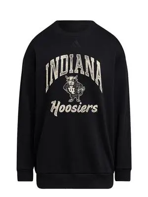 Adidas Indiana Hoosiers Crewneck Sweatshirt - Black / Multi