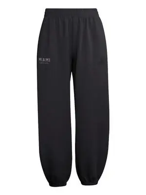 Adidas ADIDAS Miami Hurricanes Soft Lux Loose Pants Black / Multi