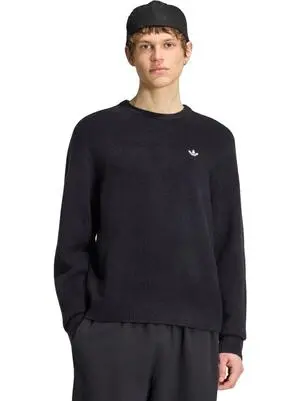 Adidas Adidas Trefoil Essentials Fully Knit Sweater Black