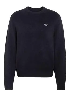 Adidas Trefoil Essentials Fully Knit Sweater - Black