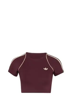 Adidas Adidas Originals Sport Superstar Bra Tee Maroon